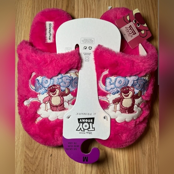 Disney | Shoes | Nwt Pixar Lotso Pink Slippers From Toy Story Sz 78 ...